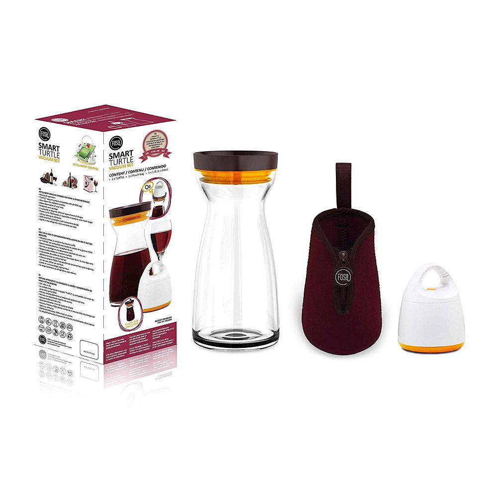 FOSA O2Go Series Vacuum Food Storage System Wine Jug Standard Set | The ...