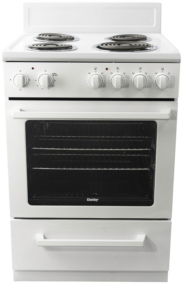 Danby Danby 24" FSE Cuisinière Blanc | Home Depot Canada