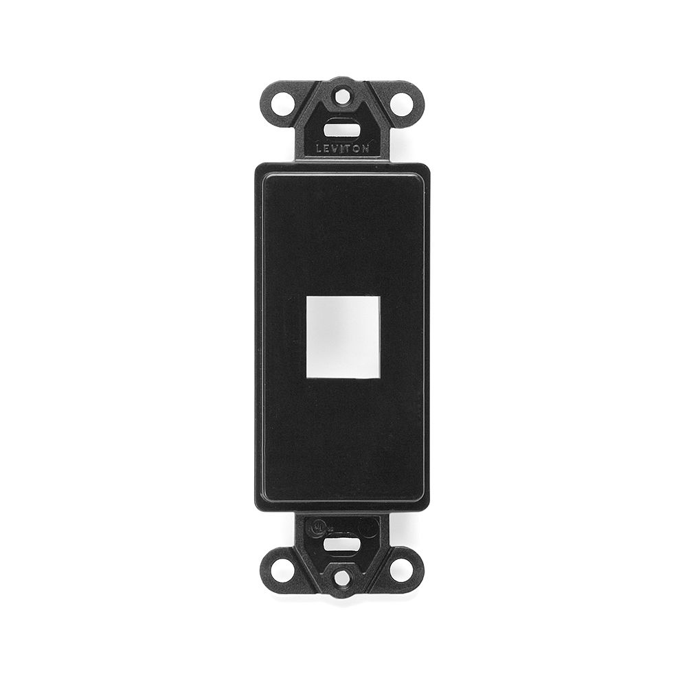Leviton QuickPort Decora Insert, 1-Port, Black | The Home Depot Canada