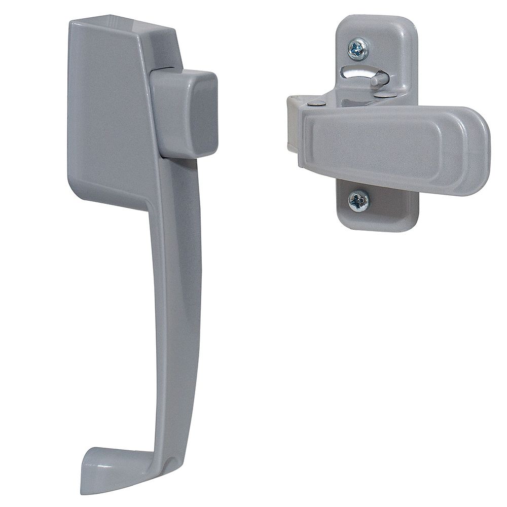 IDEAL VP Push Button Handle Set (Silver) | The Home Depot Canada