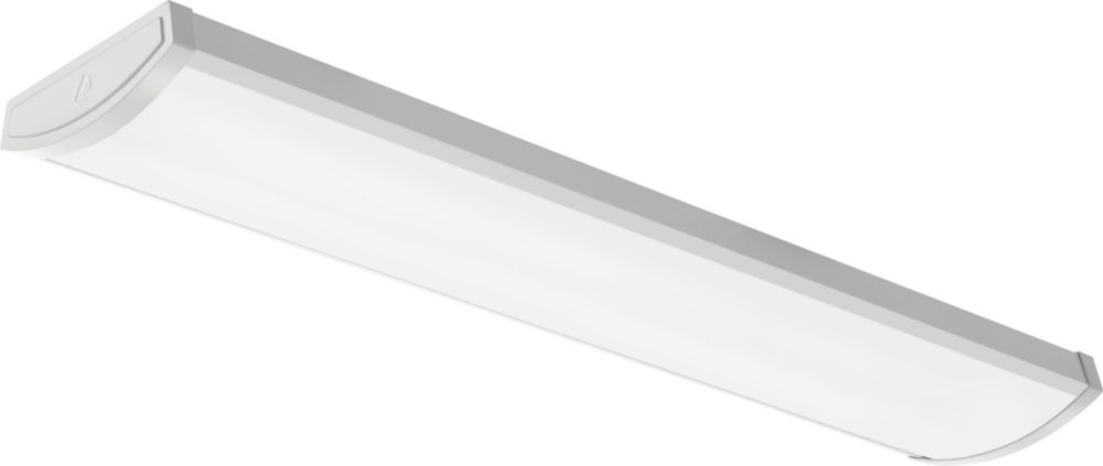Lithonia Lighting 4FT Lumen Switching wide LED Wrap Fixture | The Home ...