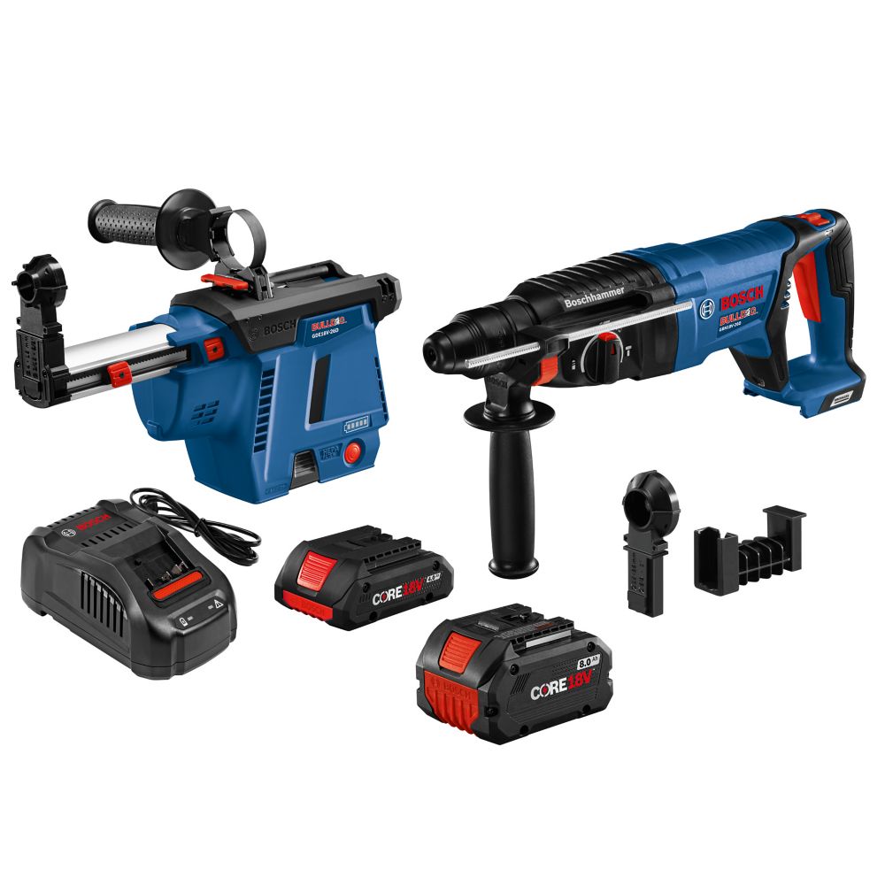 Xtreme Max Bosch Tools Bosch GBH18V-26K25-RT 18V Brushless Lithium-Ion ...