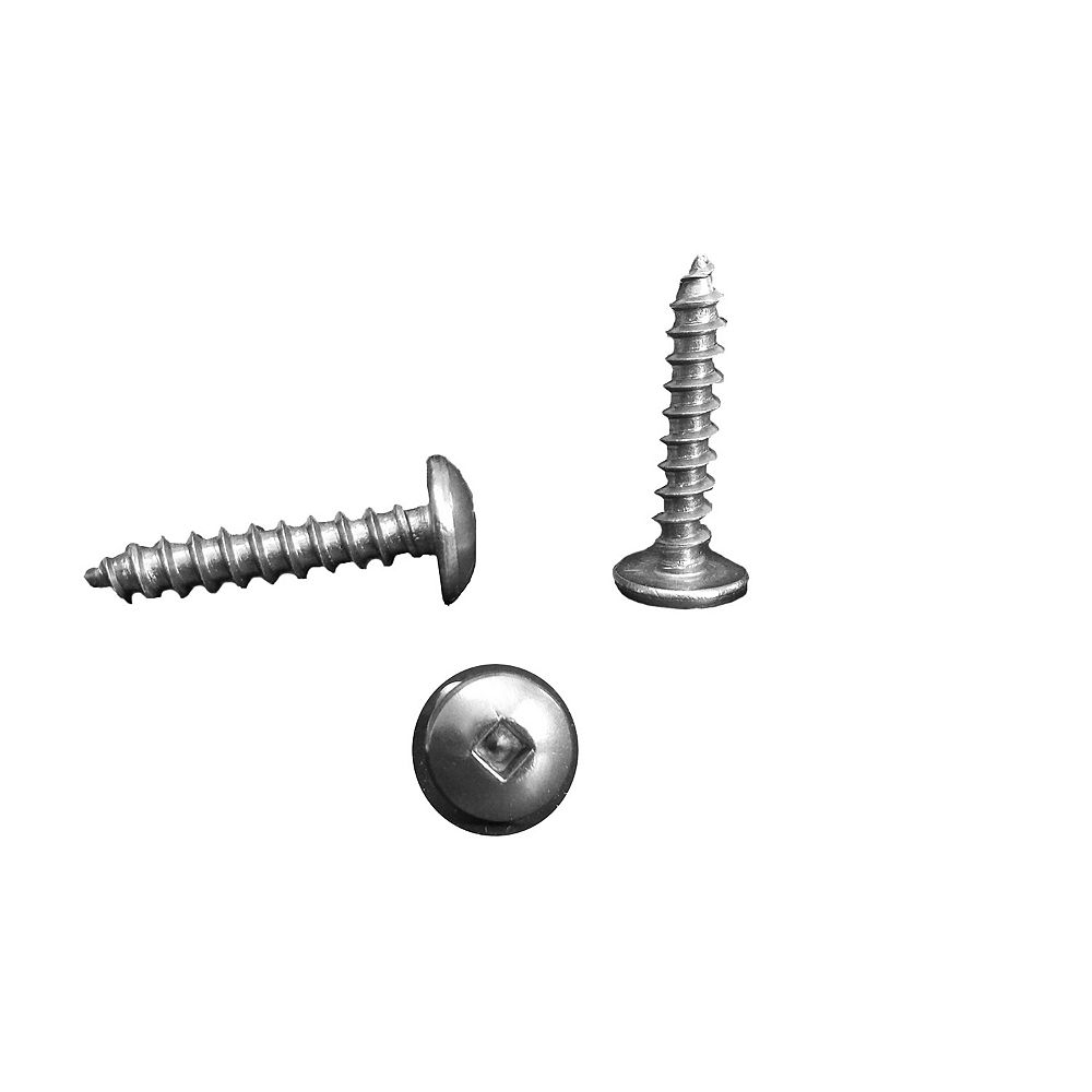 Multinautic 1-inch Stainless Steel Truss Head Dock Bumper Screws (100 ...