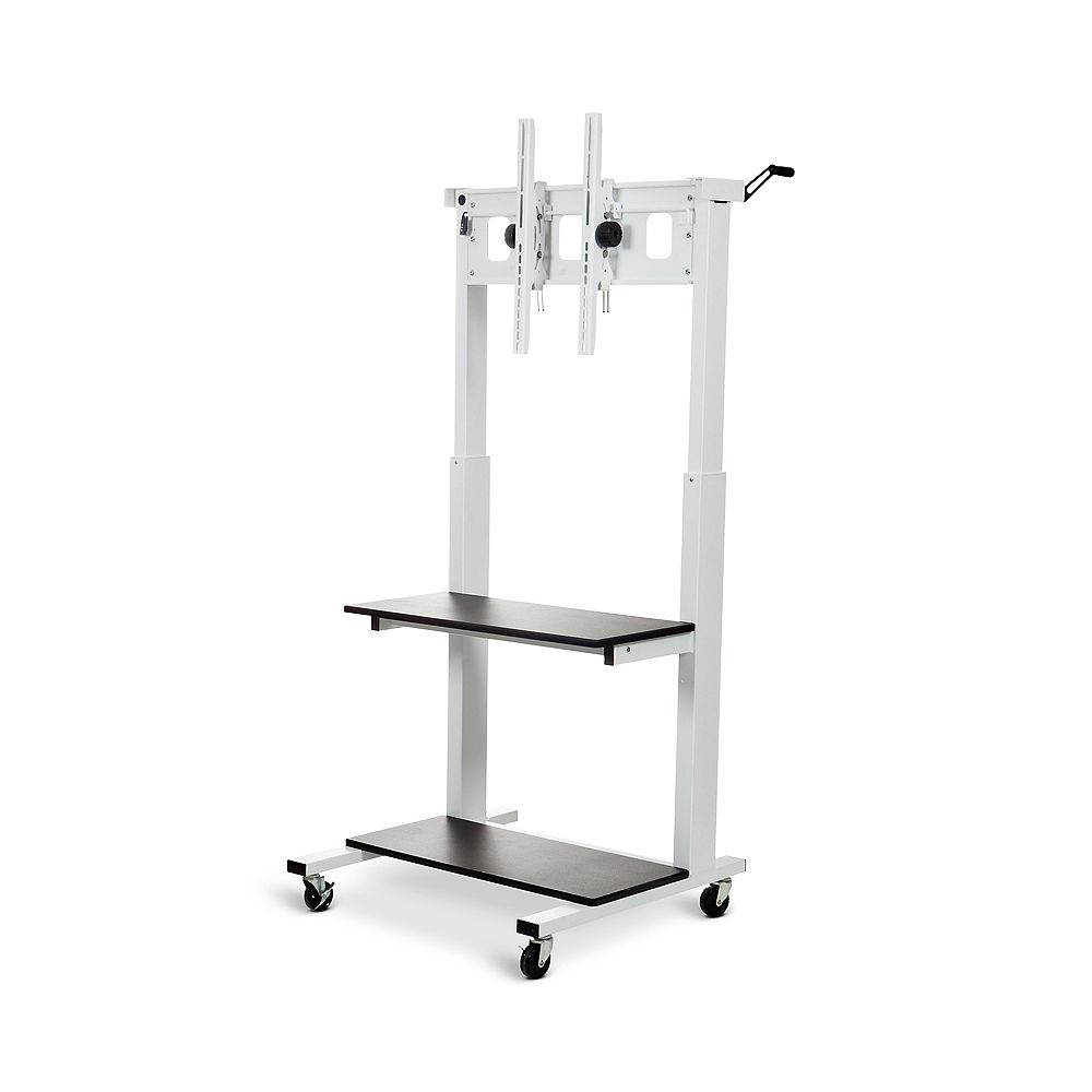 Luxor Crank Adjustable Flat Panel Cart | The Home Depot Canada