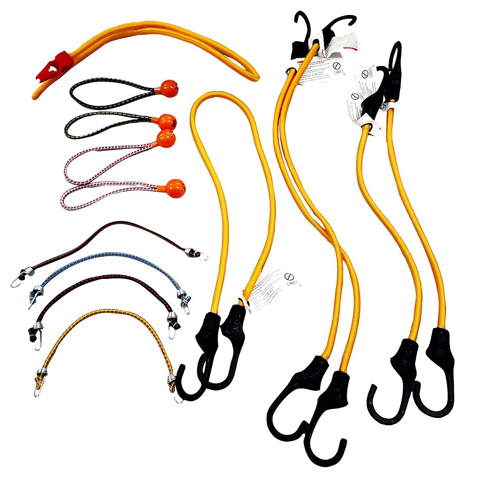 EVERBILT 14pcs Super Strong Bungee Cord Assortment | The Home Depot Canada