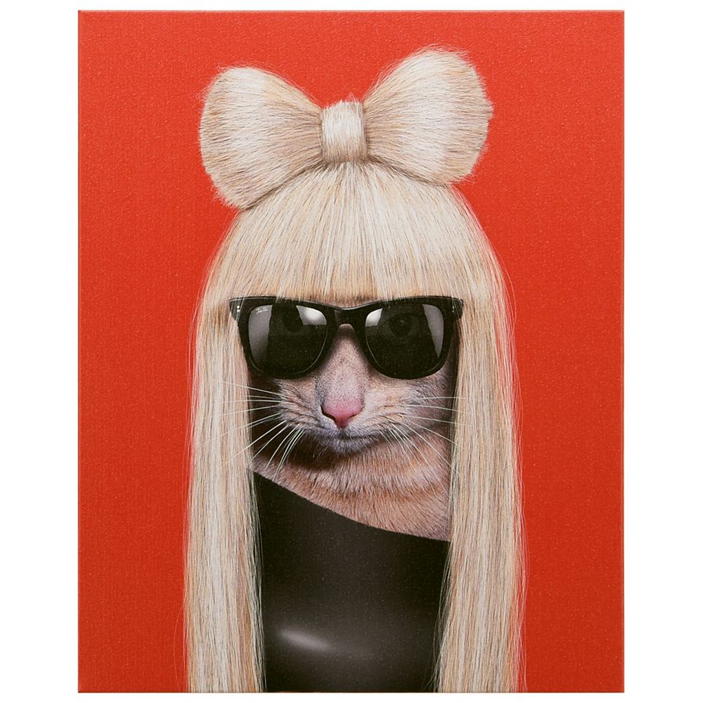 Empire Art Direct Pets Rock GG Art graphique sur toile de chat ...