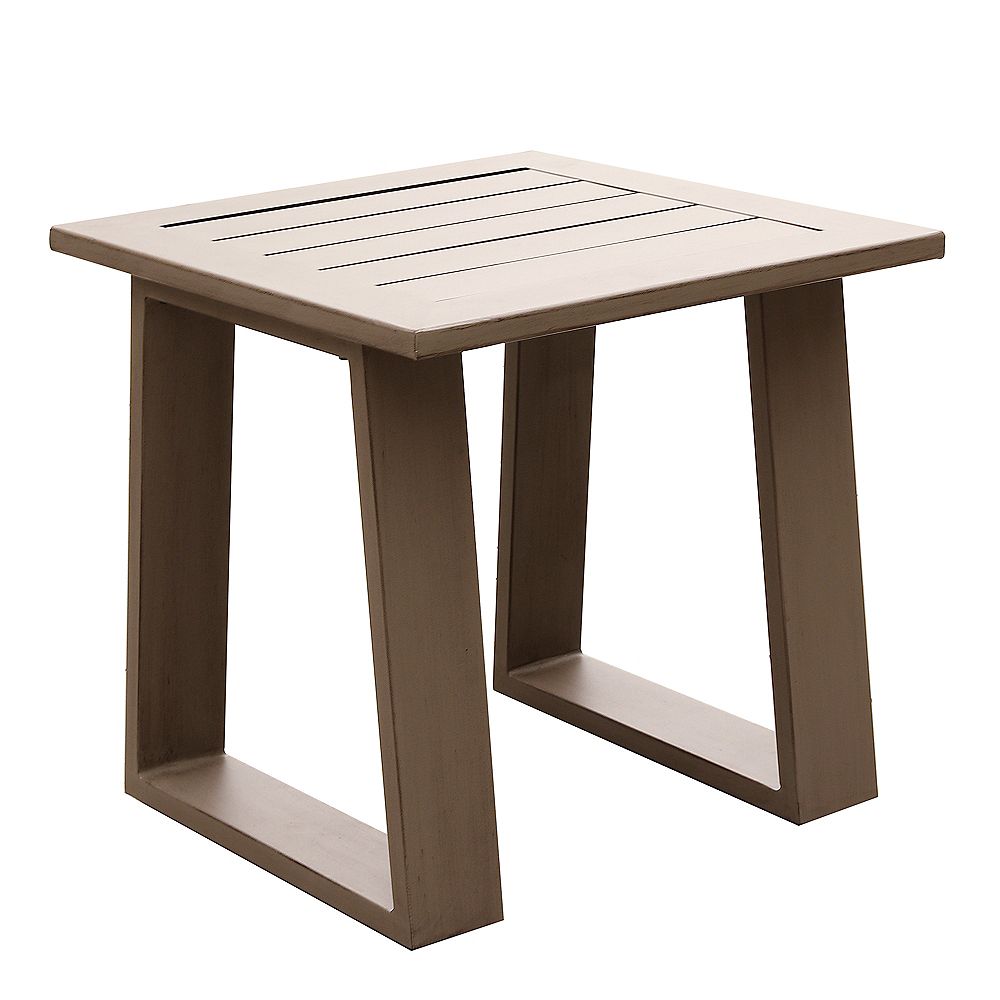 iPatio Outdoor Aluminum 24 Inch End/Side Table | The Home Depot Canada