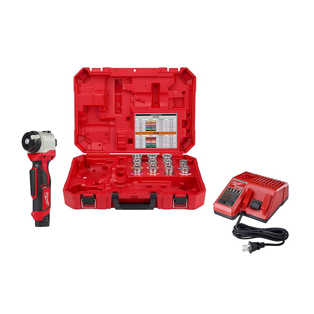 Milwaukee Tool M12 12V Lithium-Ion Cordless Cable Stripper Kit for Cu ...