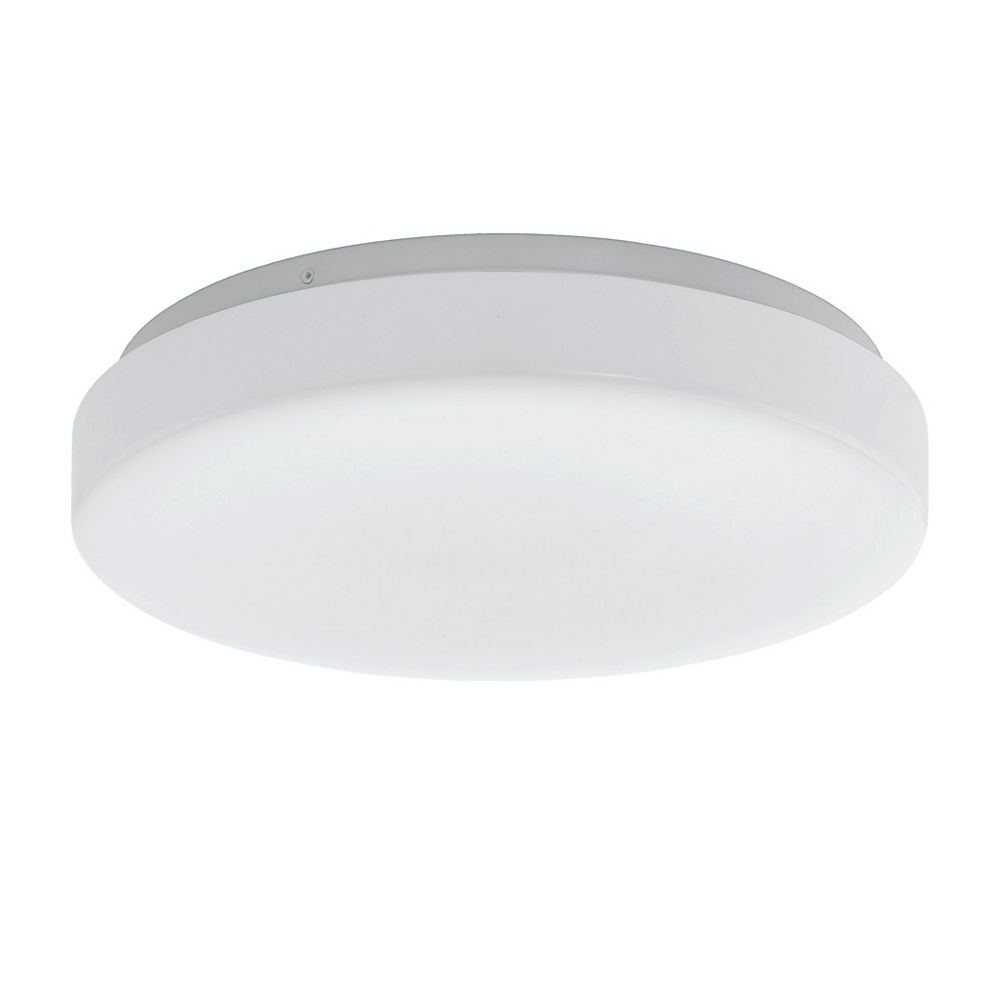 Eglo Beramo LED Celing Light, White Acrylic Shade | The Home Depot Canada