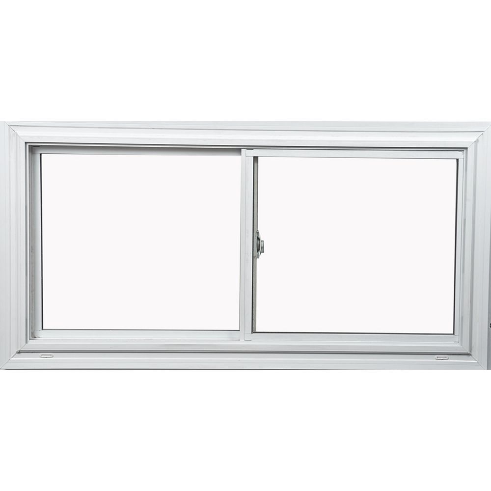 Farley Windows 32-inch x 16-inch Double Sliding White Window with ...