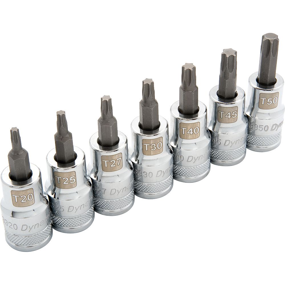 DYNAMIC TOOLS Jeu de douilles standards Torx , prise de 1/2 po, 7 ...
