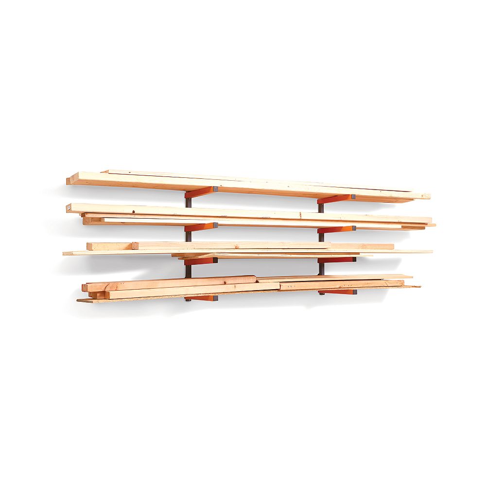 Bora 4-Tier Adjustable Garage Wall Shelf | The Home Depot Canada