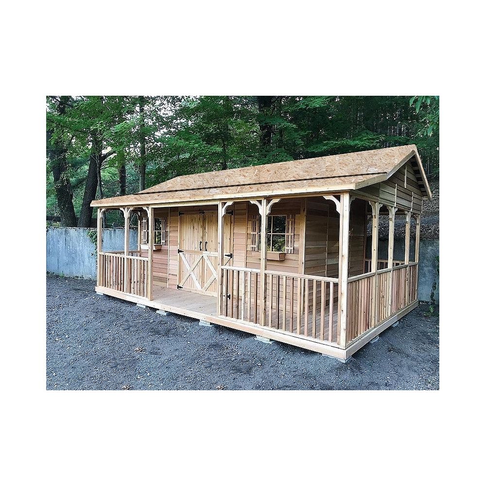 Cedarshed FarmHouse 16x12 Cedar Shed | The Home Depot Canada