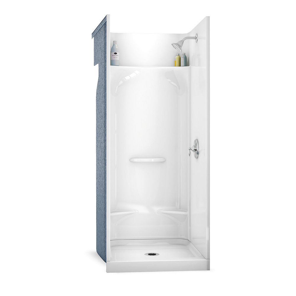 Maax Essence Sh 3636 35 88 Inch 4 Piece Sectional Alcove Shower No Seat