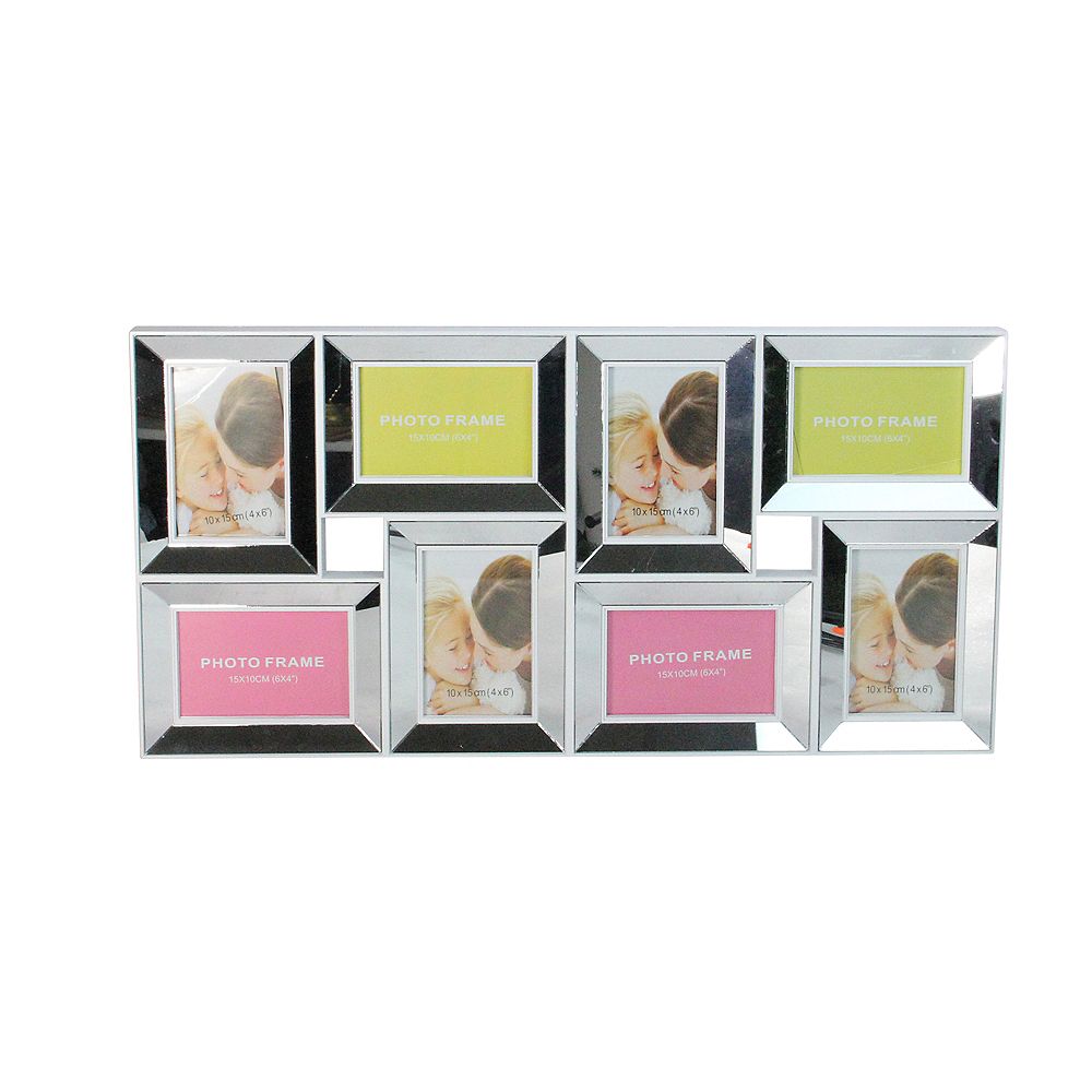 Northlight 28 White Mirrored Collage Picture Frame Wall Decoration northlight-28-white-mirrored-collage-picture-frame-wall-decoration