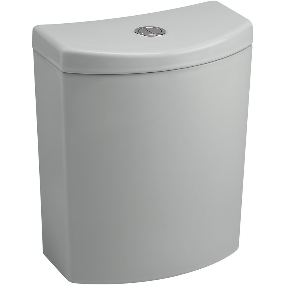 KOHLER Persuade Curv dual-flush toilet tank, Ice Grey | The Home Depot ...