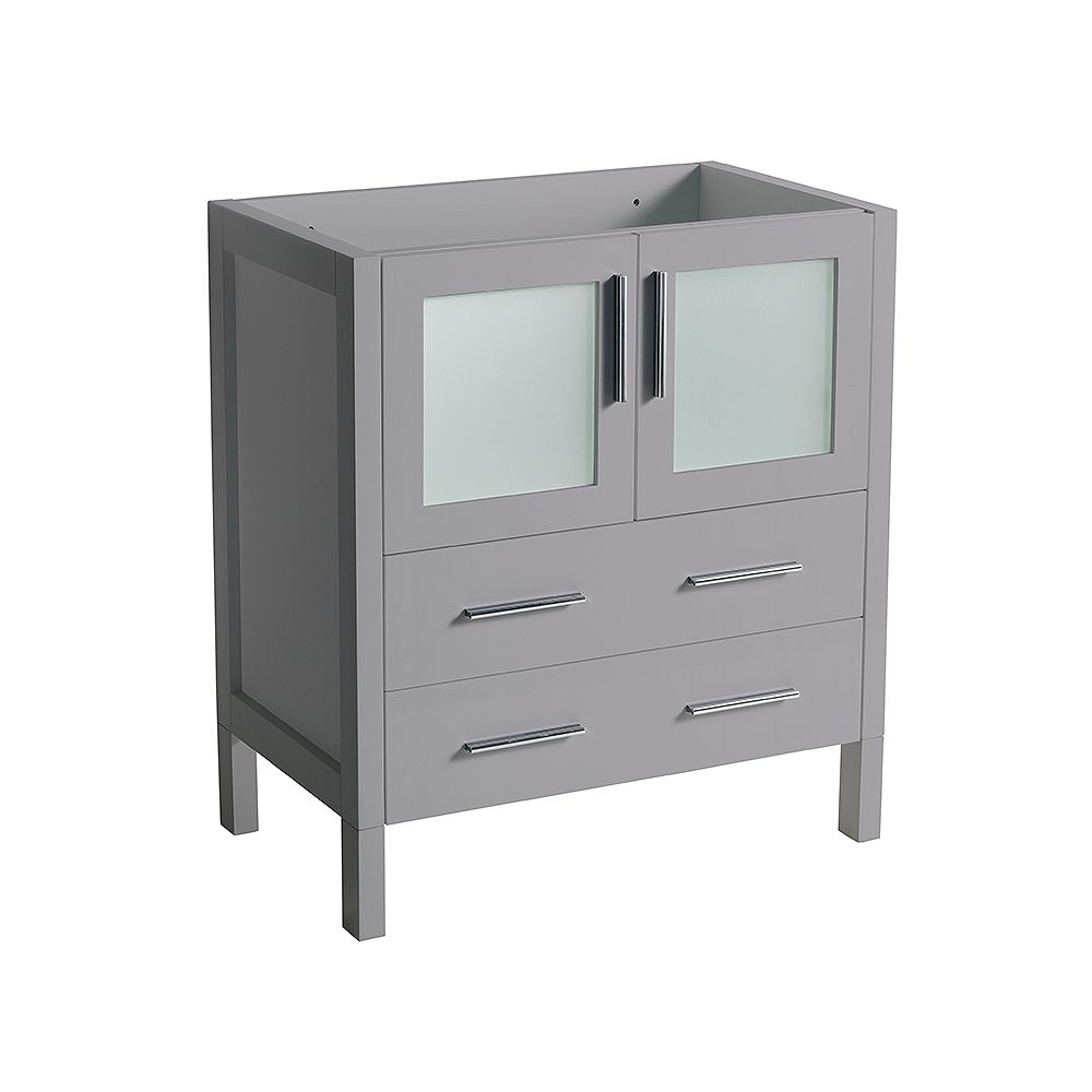 Fresca Torino 30 inch Bath Vanity Cabinet in Gray | The Home Depot Canada