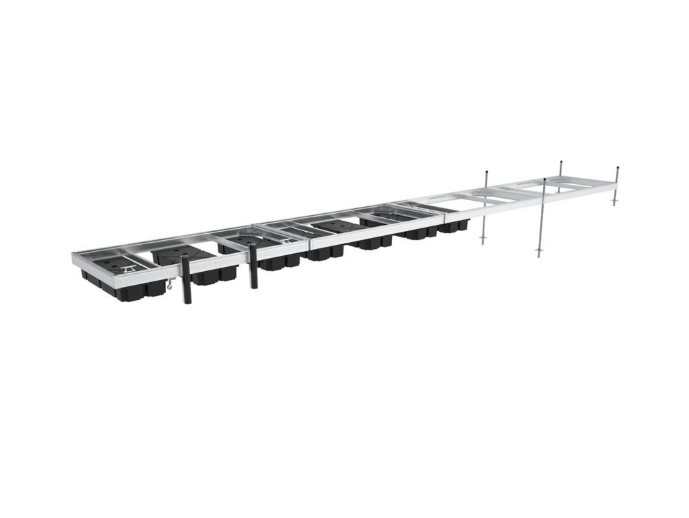 Multinautic Four 5 ft x 10 ft Low Profile Aluminum Floating Dock ...