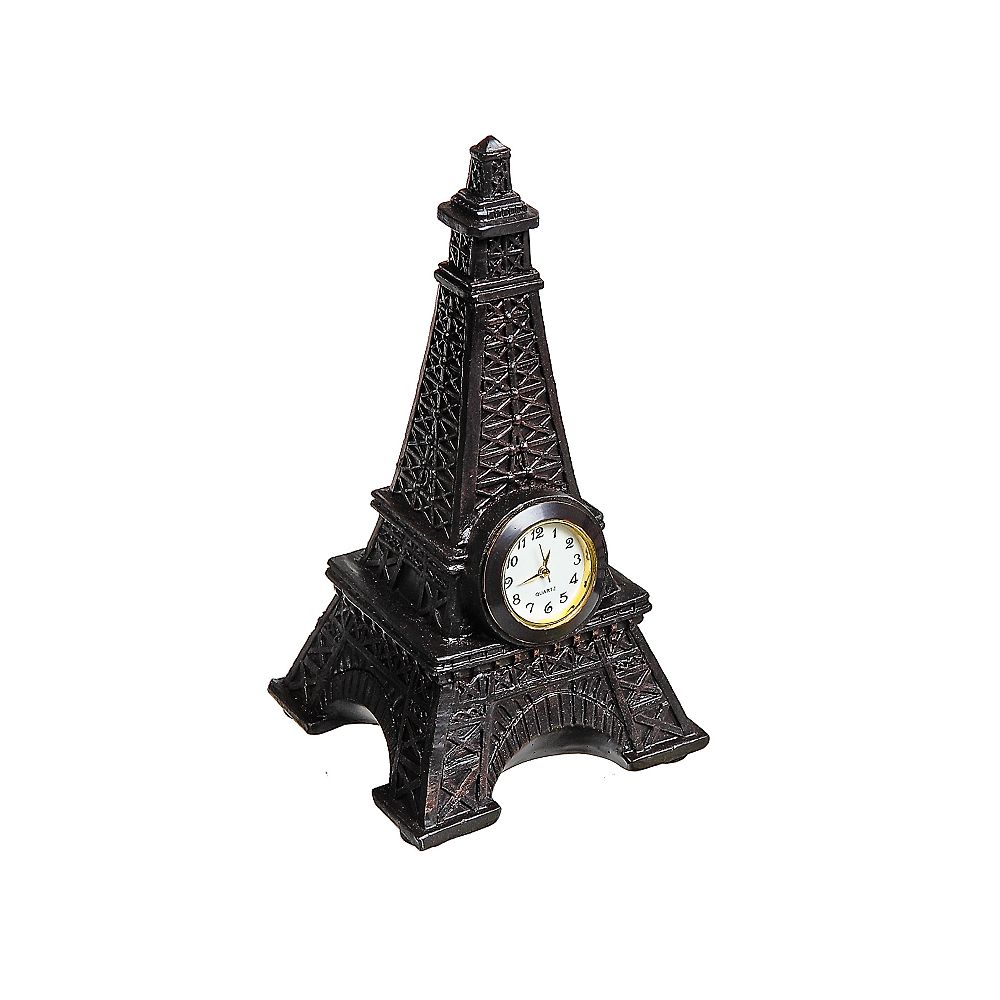 IH Casa Decor Polyresin Vintage Eiffel Tower With Clock | The Home ...