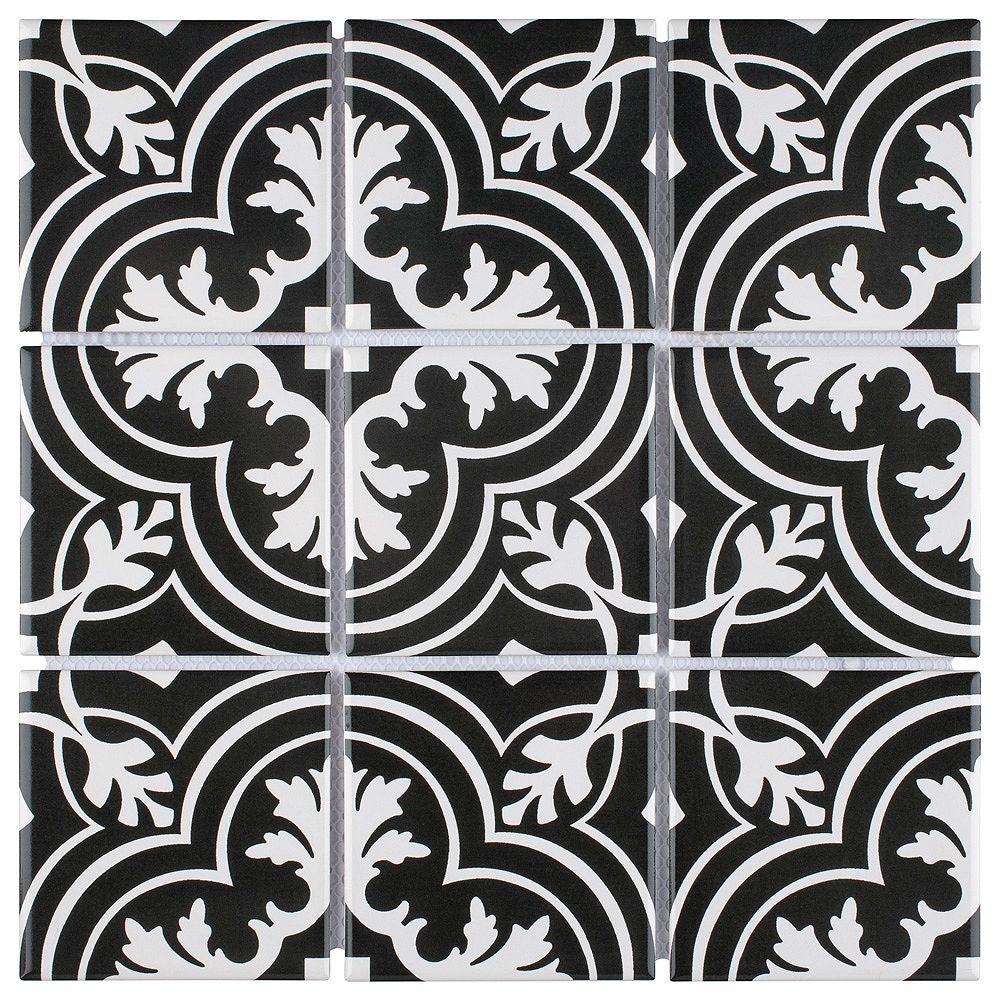 Merola Tile Sample - Affinity Twenties Classic 11-3/4-inch x 11-3/4 ...