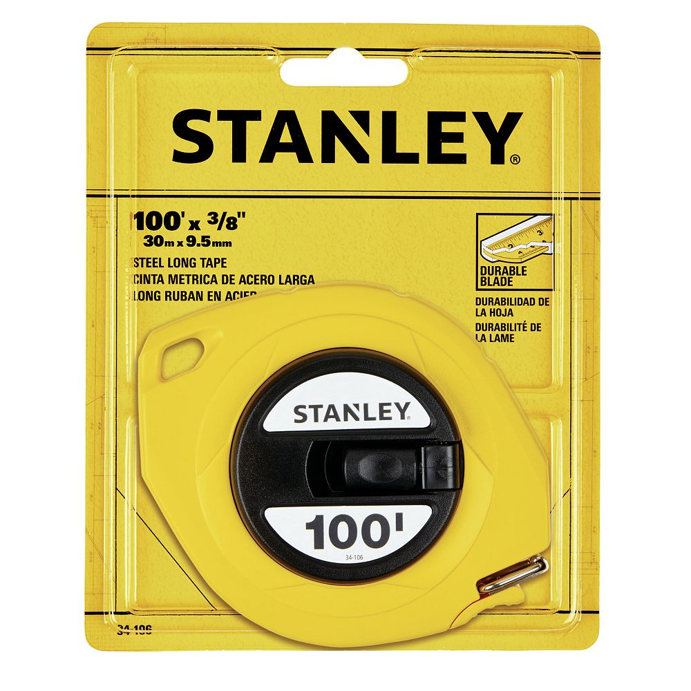 STANLEY 100 FT. STEEL LONG TAPE | The Home Depot Canada