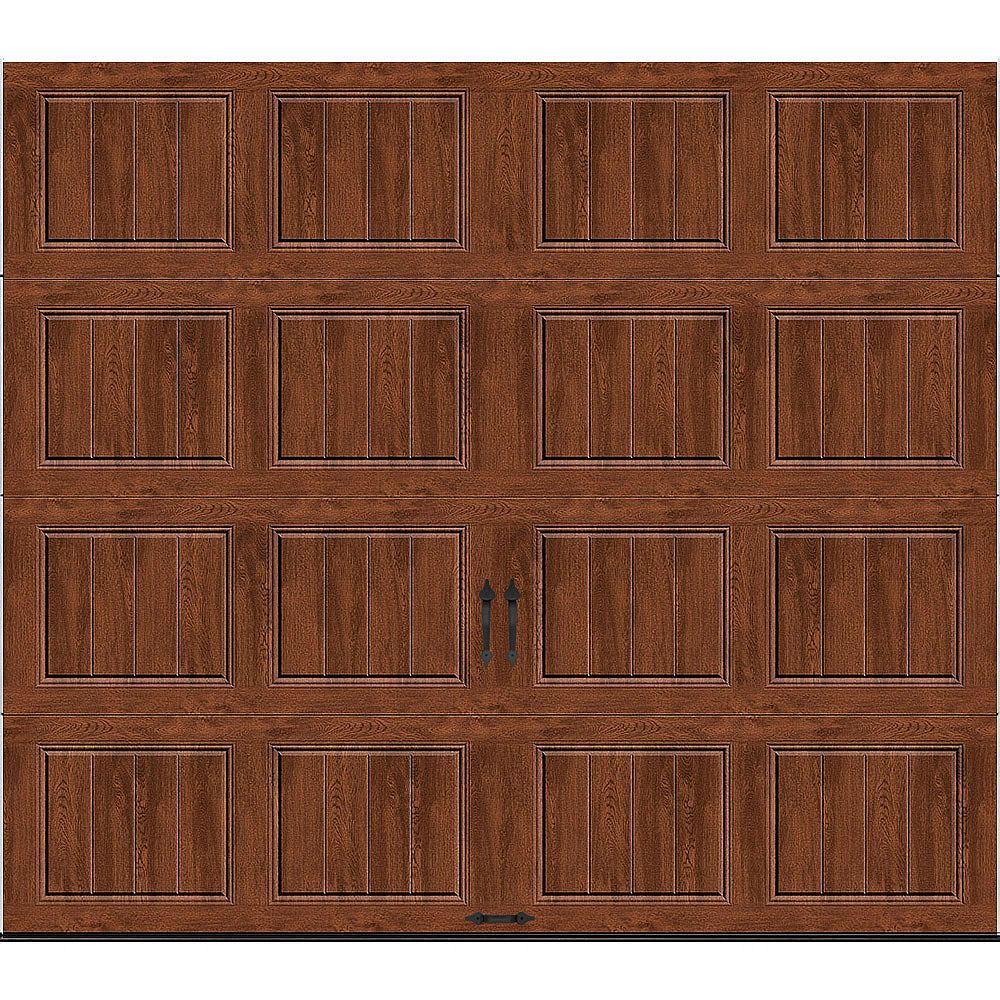 Clopay Gallery 9 ft. x 7 ft. 18.4 R-Value Intellicore Insulated Solid ...