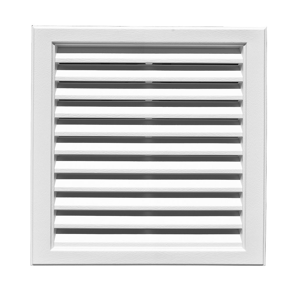 Novik 12 inch x 12 inch Square Gable Vent | The Home Depot Canada Novik 12 inch x 12 inch Square Gable Vent | The Home Depot Canada