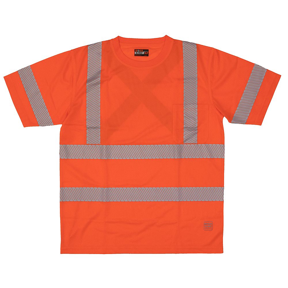 Work King S/S Safety T-Shirt Flor L | The Home Depot Canada