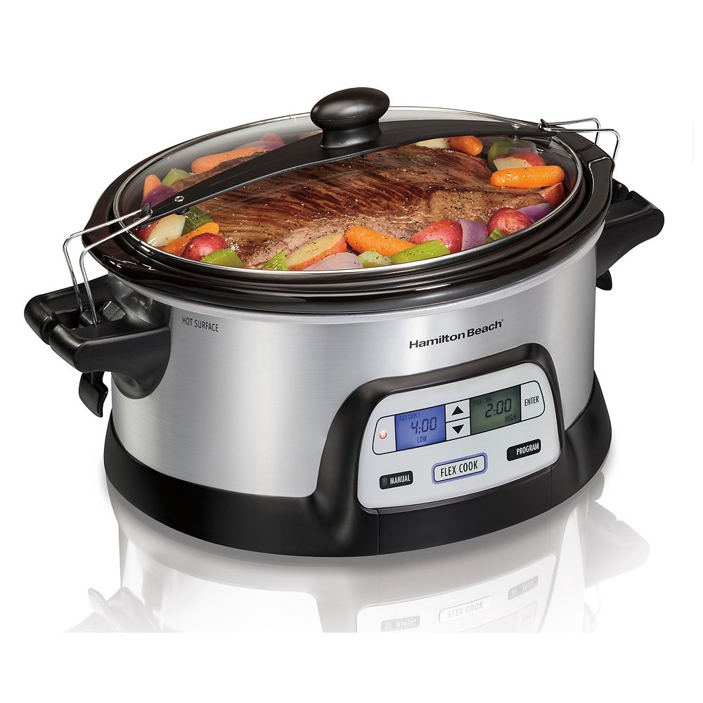 Hamilton Beach Mijoteuse programmable FlexCook 6 litres (33861) | Home ...