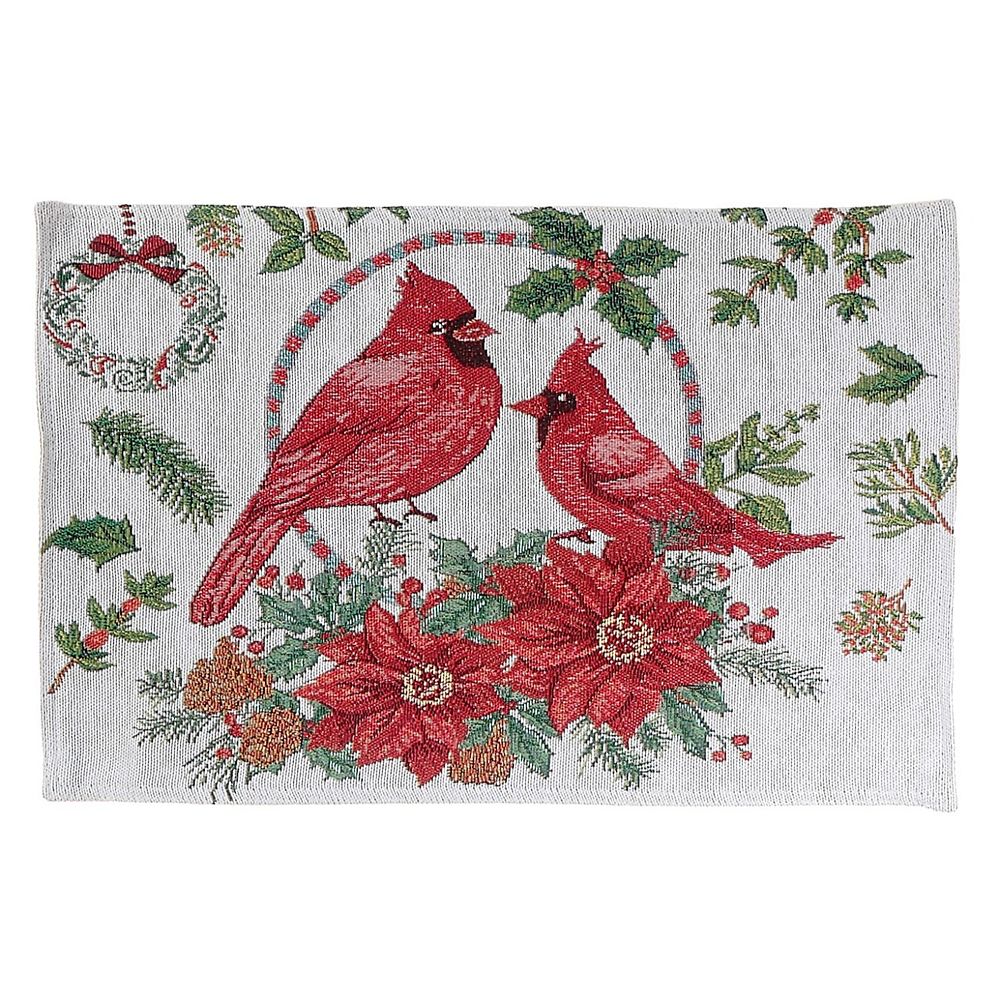 IH Casa Decor Tapestry Placemat (Double Cardinal Wreath) | The Home ...
