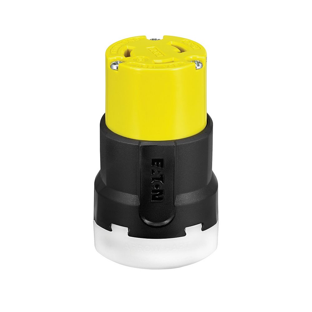 Eaton Color Coded Locking Connector 30a 125v 2p3w Yellow_Black | The ...