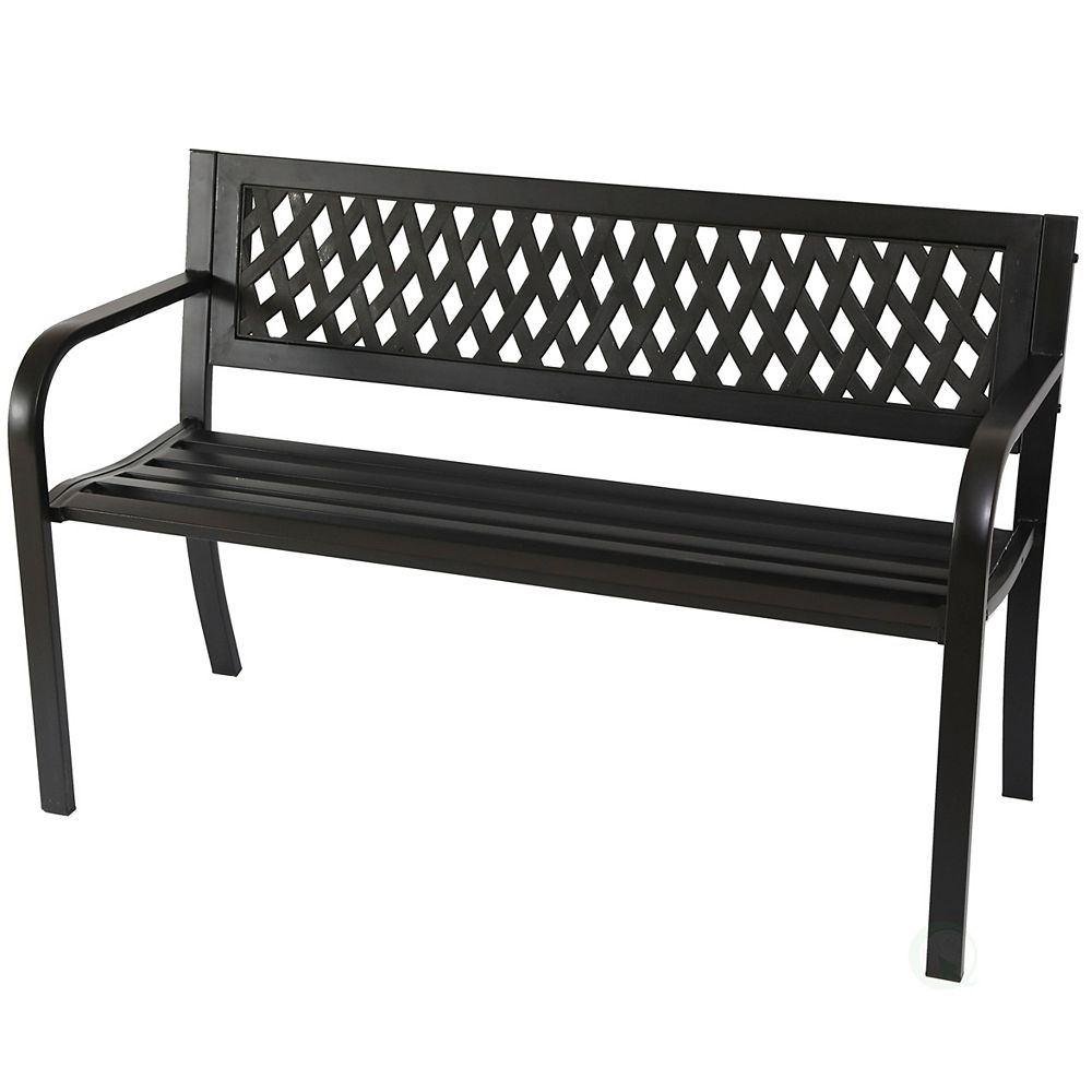 Gardenised Gardenised Patio acier 47" Banc de parc pour le jardin ...