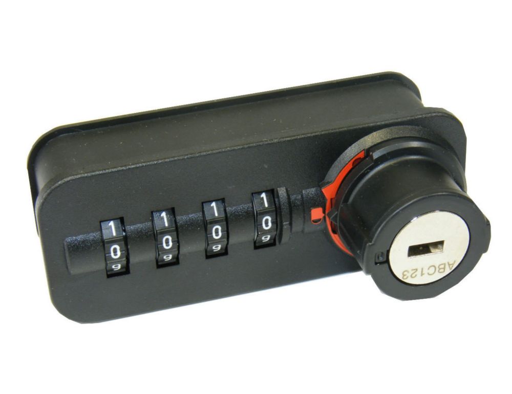 Richelieu Left Hand Fixed Code Combination Lock - Black | The Home ...