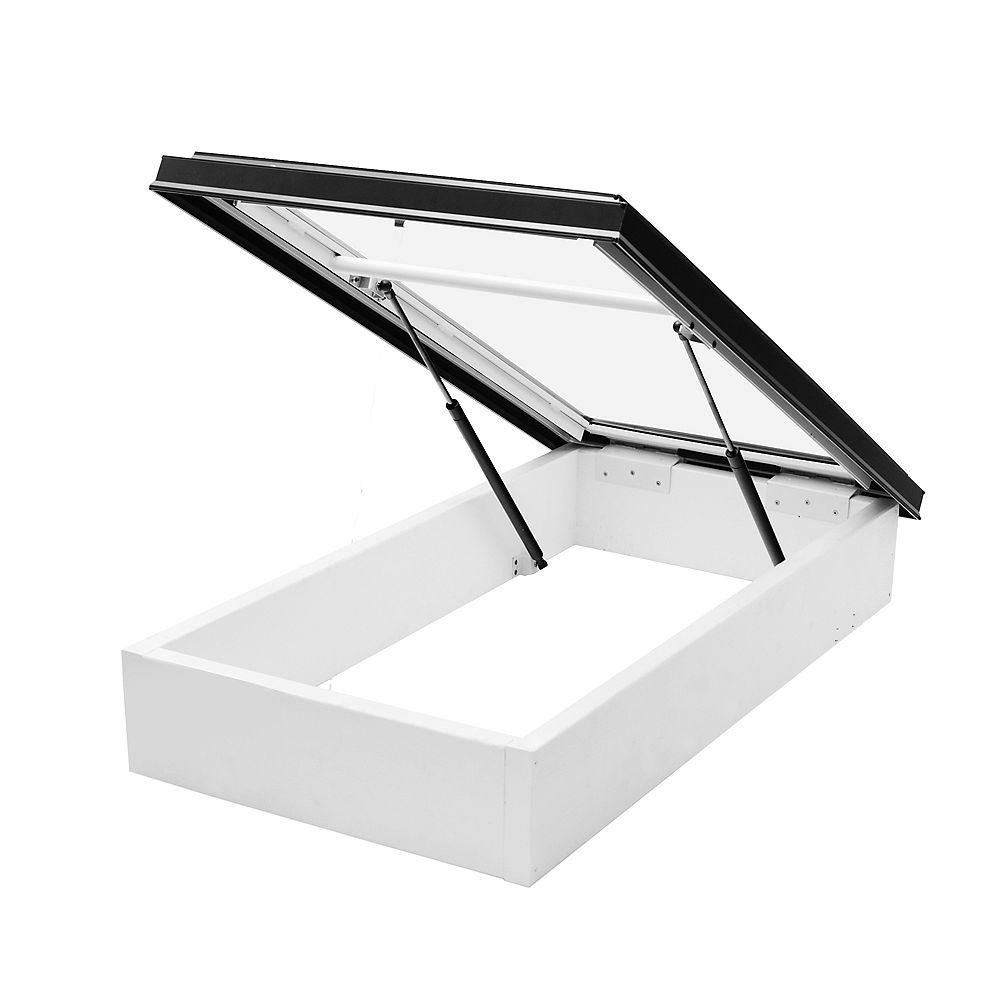 Columbia Skylights 3ft x 3ft Double Glazed LoE3 Clear Glass Roof Access ...