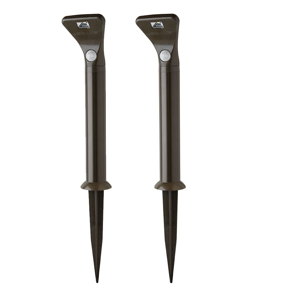 Mr. Beams Wireless Motion Sensor UltraBright LED Path Light - Brown -2 ...