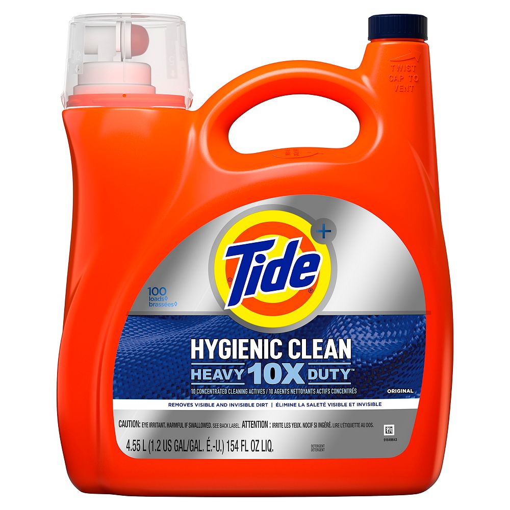 Tide Détergent liquide Tide Hygienic Clean Heavy Duty 10X, parfum ...
