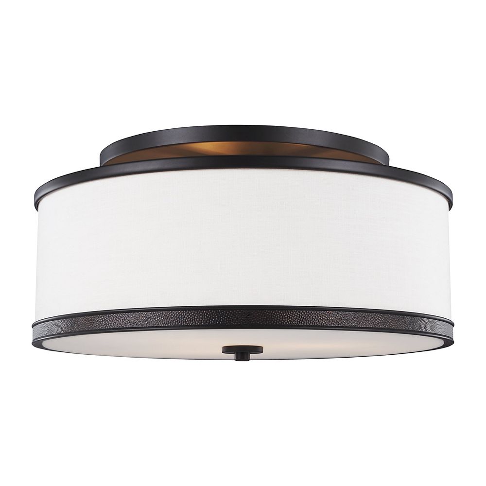 Feiss Collection for Generation Lighting Marteau 3-Light Oil Rubbed ...