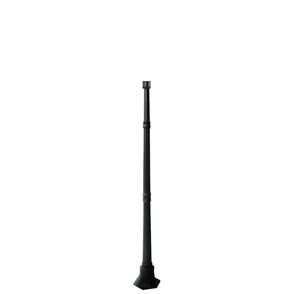Classy Caps Black Aluminum Lamp Post Base | The Home Depot Canada
