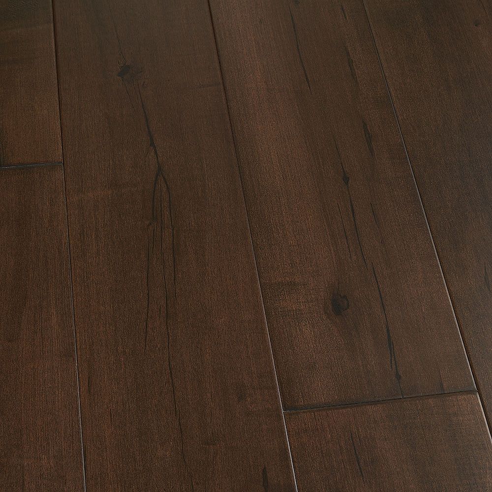 Malibu Wide Plank Sample -Maple Zuma Engineered Hardwood Flooring, 5 ...