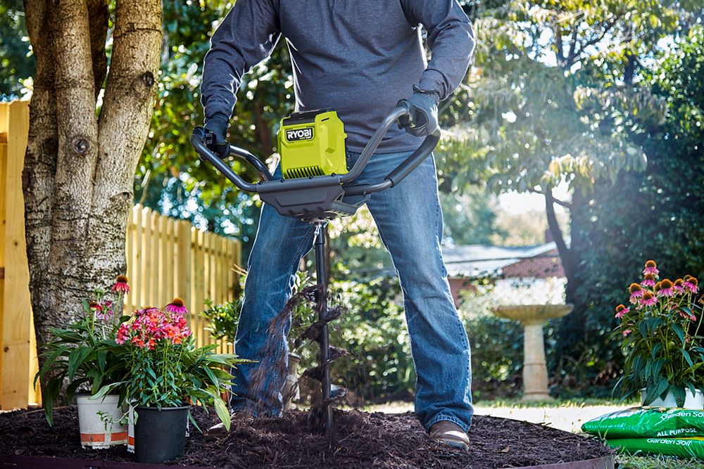 RYOBI 40V HP Brushless Cordless Earth Auger with 8-inch Bit KIT | eBay