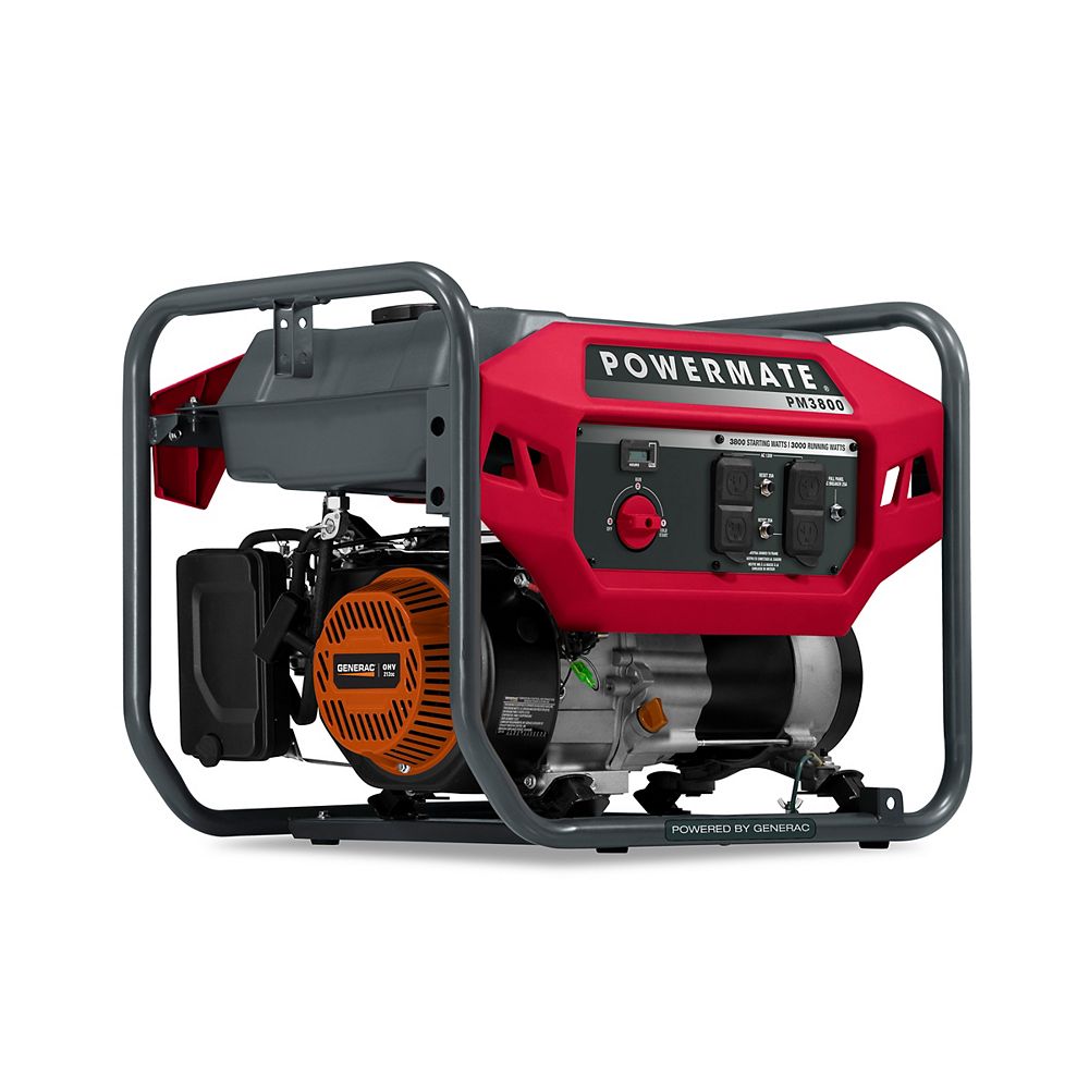 Powermate 3800 Watt Portable Generator, 49-ST / CSA | The Home Depot Canada