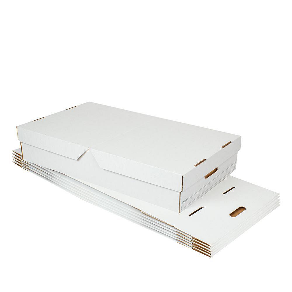 Pratt Retail Specialties 6 Pack 32 in. L x 18 in. W x 6 in. D Under Bed ...