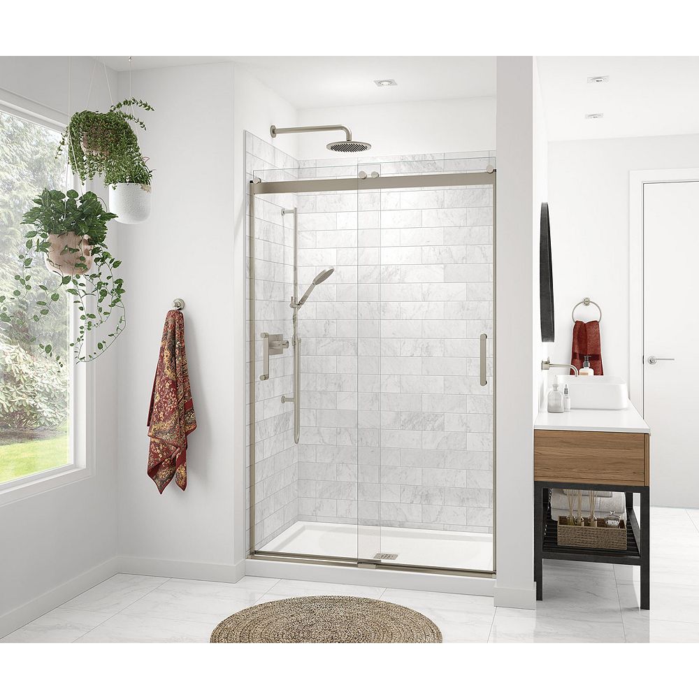 Maax Revelation Round 44 47w X 70 5 73h Frameless Bypass Shower