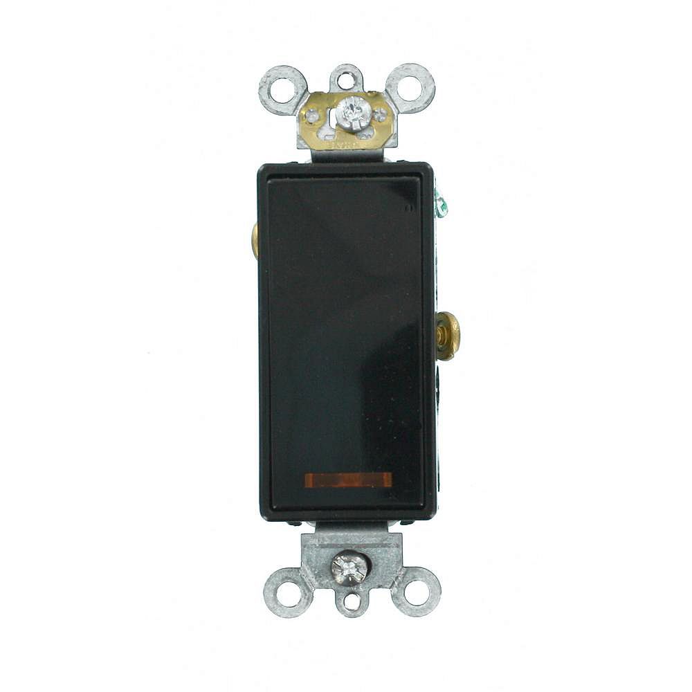 Leviton Decora 20A Switch Lighted Handle Illuminated OFF Single-Pole ...