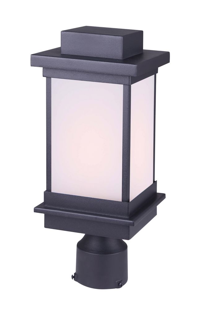 Canarm Ltd Akello 16" Black Outdoor Post Head | The Home Depot Canada