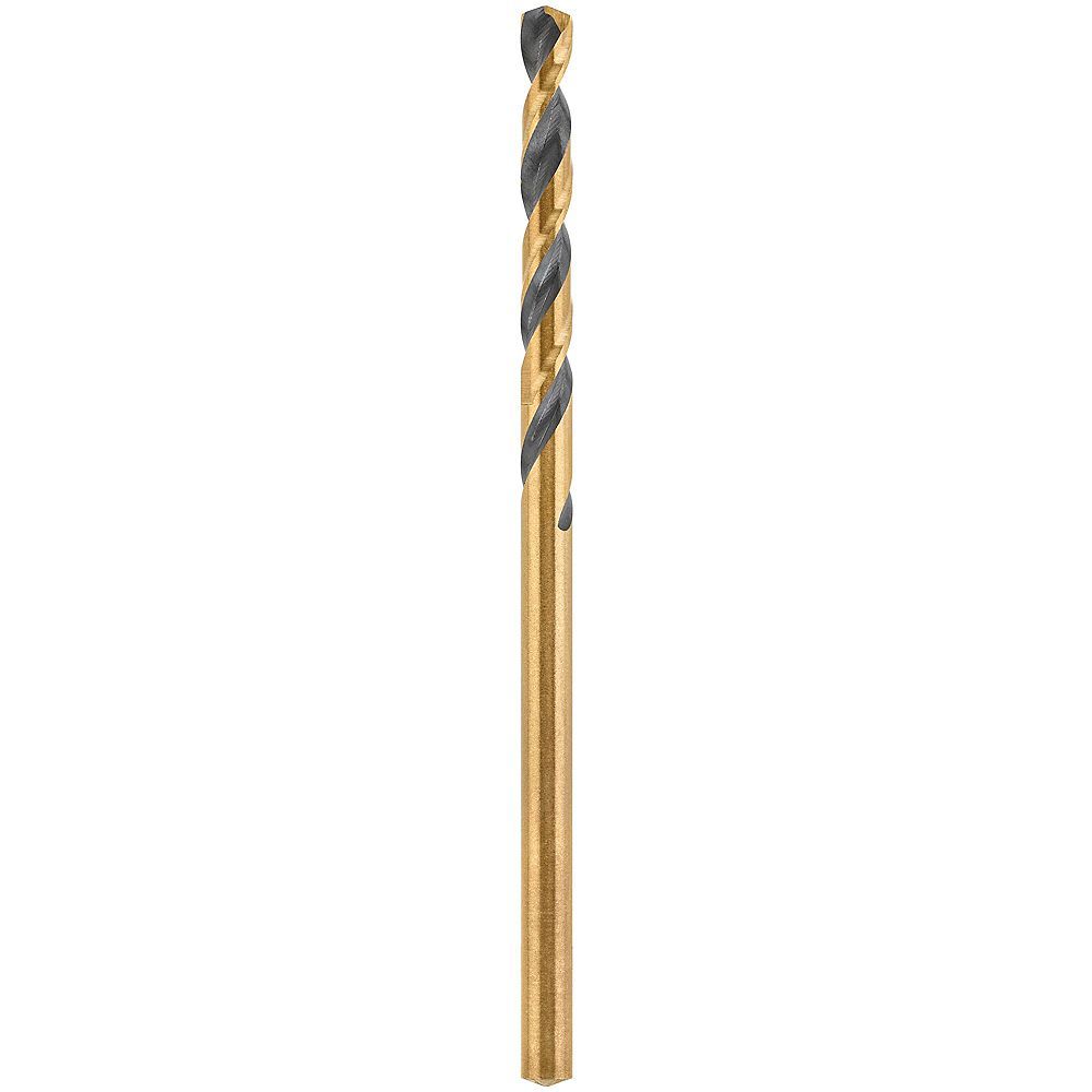 Dewalt 7/32 In. x 3.75 In. Black & Gold Split Point Drill Bit | The ...