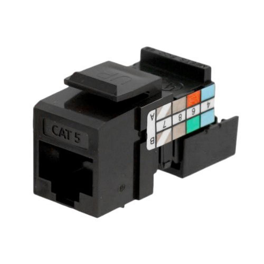 Leviton Cat 5 Category 5 QuickPort Connector, Brown | The Home Depot Canada