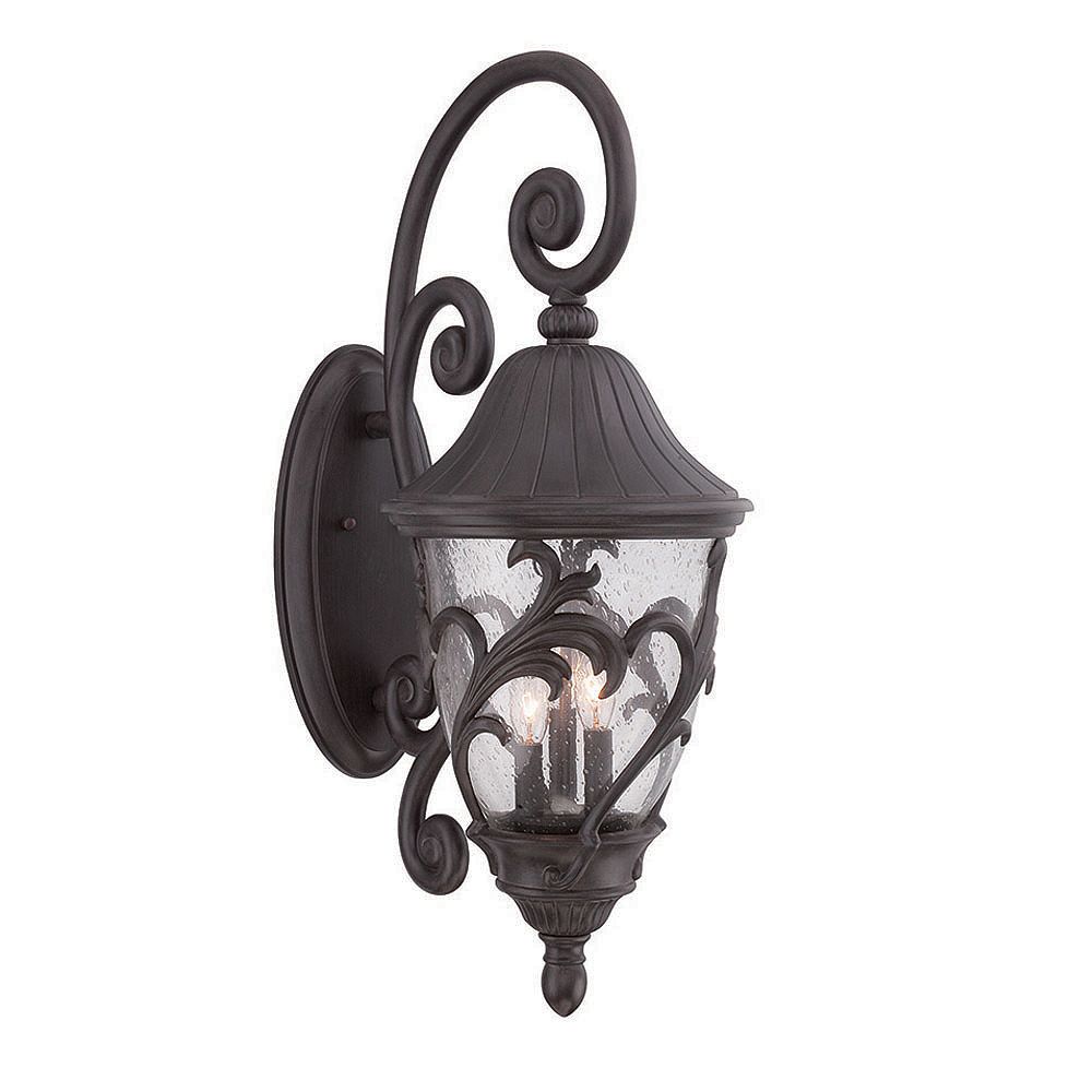 Acclaim Lighting Capri 3-Light 60W Outdoor Wall-Mount 30-inch Lantern ...