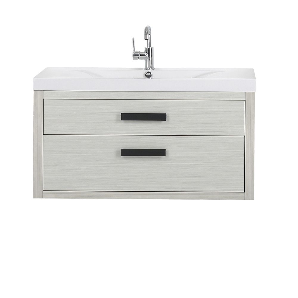 Streamline 40 inch W. K1820-098-40-51 Wall-Mounted Rectangular Resin ...