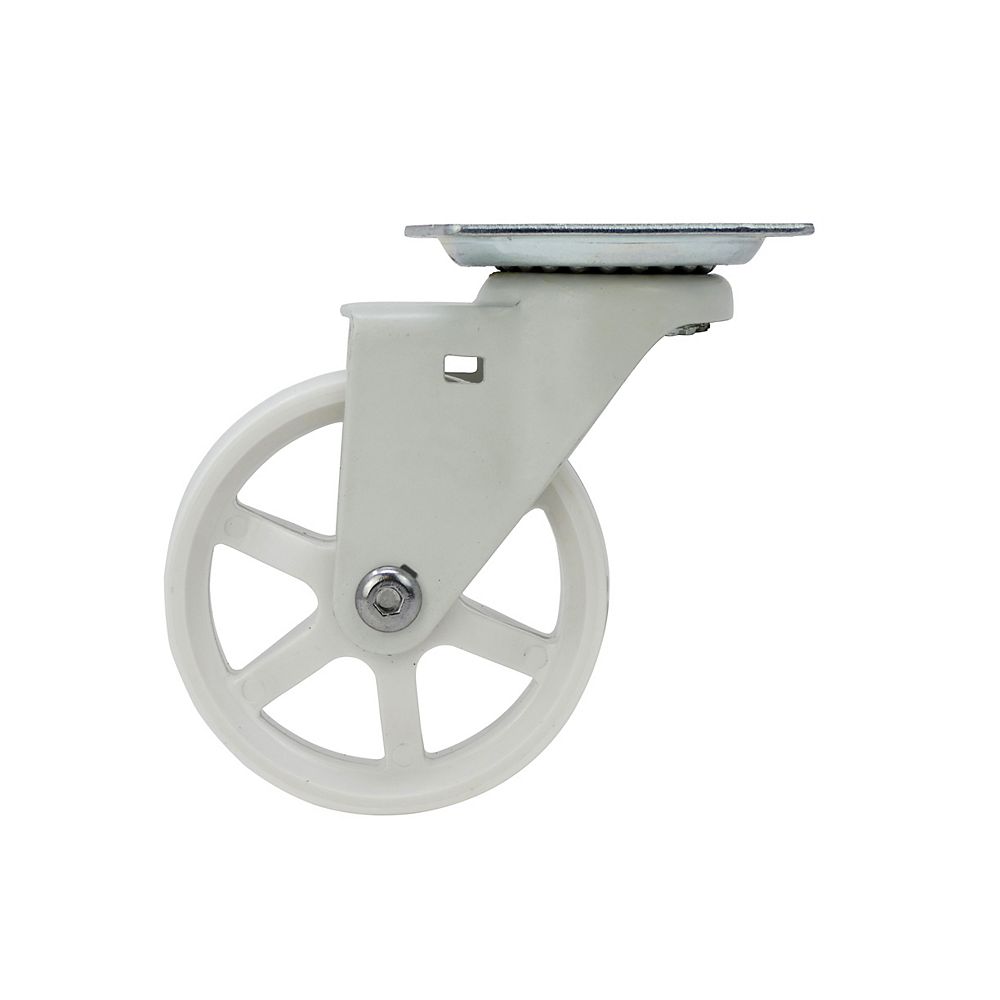 Shepherd Hardware 6297 3 inch Designer Caster Machine Aluminum, 4 per ...